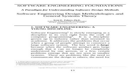 Pdf Software Engineering Design Methodologies And General Systems Theory Dokumen Tips