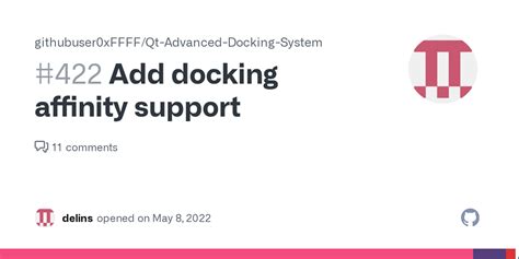 Add Docking Affinity Support · Issue 422 · Githubuser0xffffqt Advanced Docking System · Github