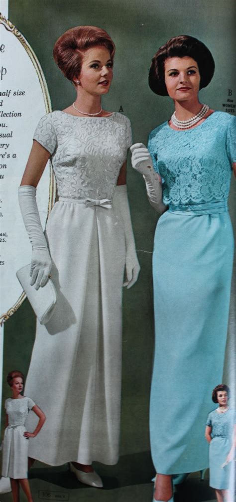 1960s Evening Dresses Bridesmaids Mothers Gowns
