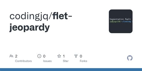 GitHub Codingjq Flet Jeopardy