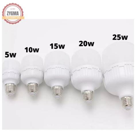 Lampu Led Bulb Jumbo Tabung W W W Kapsul Super Terang Putih Lazada Indonesia