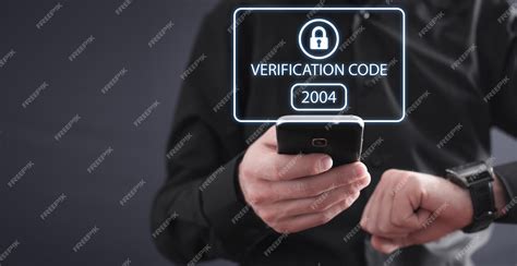 Premium Photo Human Using Smartphone Identity Verification Code Cyber Security