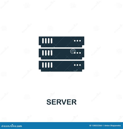 Server Icon Premium Style Design From Web Hosting Icon Collection Pixel Perfect Server Icon