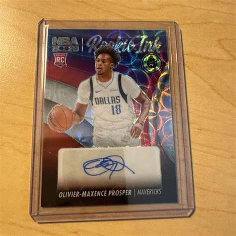 2023 24 Rookie Ink Olivier Maxence Prosper Rc Auto 09 75 Dallas