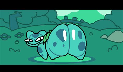 Rule 34 Ambiguous Gender Animated Anus Ass Big Butt Black Eyes Bouncing Butt Bulb Bulbasaur