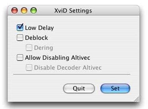 XviD Codec For Mac Download