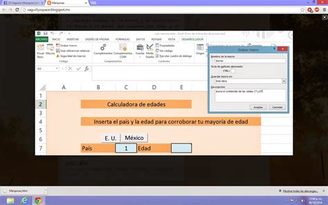 RECETAS RICAS Y SUPER FACILES COMO GRABAR MACROS EN EXCEL
