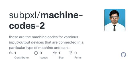 Github Subpxlmachine Codes 2 These Are The Machine Codes For