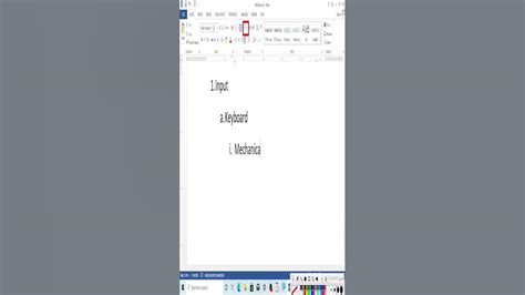 Multilevel List In Ms Word Microsoft Word Me Multilevel List Banana How To Make Multilevel
