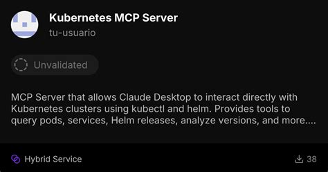 Servidor Mcp De Kubernetes Mcp Ser · Lobehub