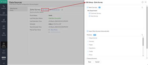 Zoho Survey Integration Zoho Analytics On Premise