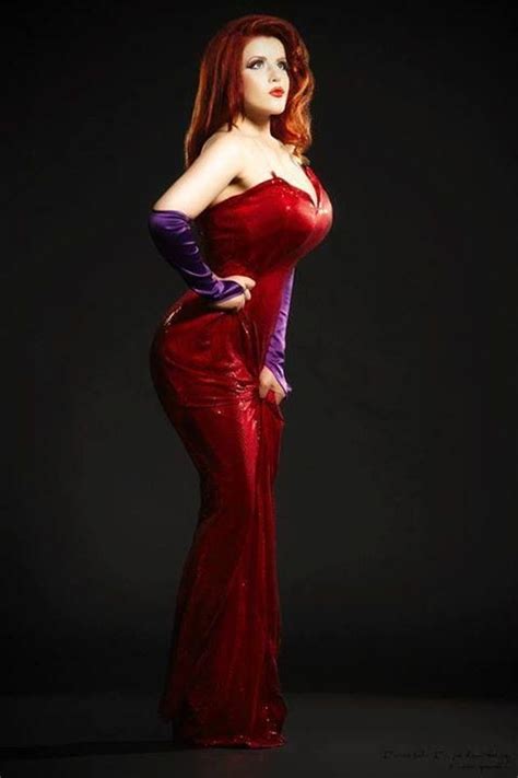 Character Jessica Rabbit From Touchstone Pictures Who Framed Roger Rabbit Cosplayer