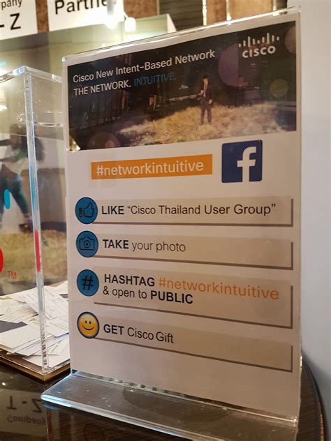 ใครมางานวันนี้บ้างมั้ยครับ Cisco Thailand User Group