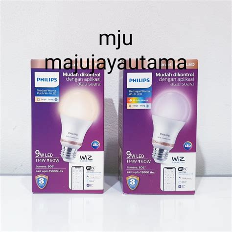 Jual Lampu Led Philips Smart Wifi Led Watt Shopee Indonesia