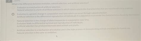 Solved 22 PointsWhat Is The Difference Between Evolution Chegg