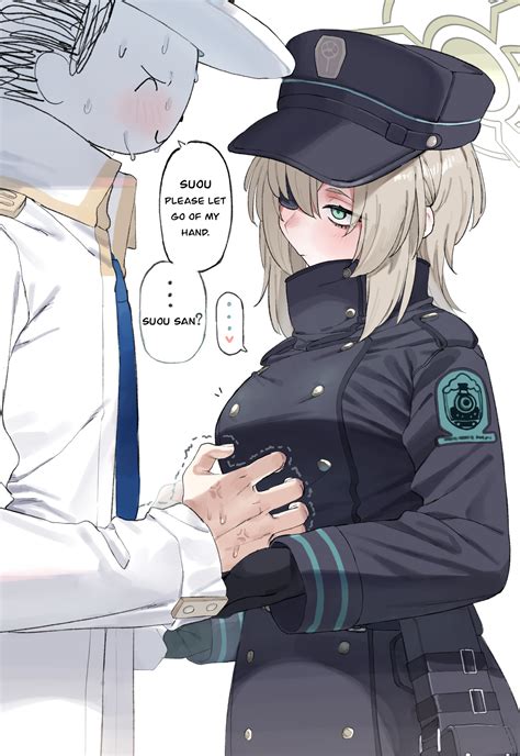 Lonklink Doodle Sensei Blue Archive Sensei Blue Archive Suou Blue Archive Blue Archive