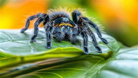 Detailed Macro Image Of A Tarantula In Its Natural Habitat