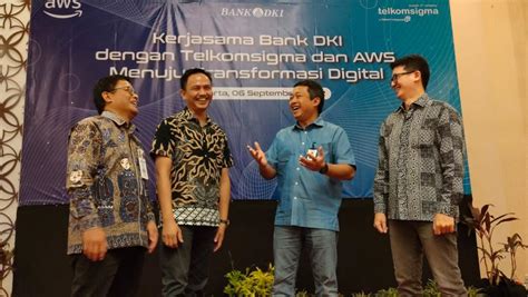 Kerjasama Bank Dki Dengan Telkomsigma Dan Amazon Web