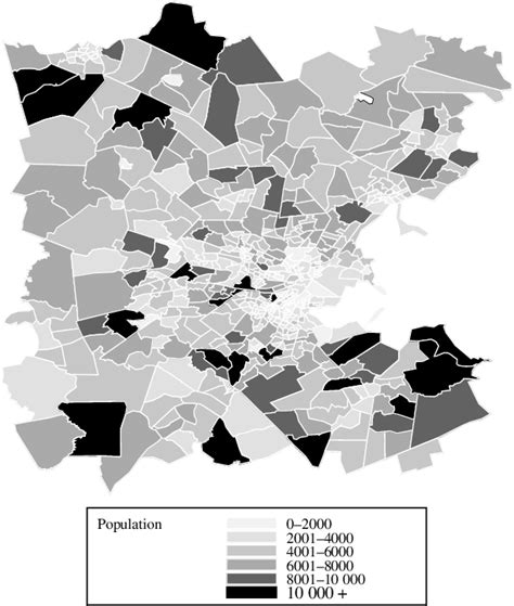 1990 Census Population By 1990 Census Tract Eastern Massachusetts