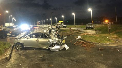 Passenger Dies After Speeding Car Goes Airborne Crashes Into Car