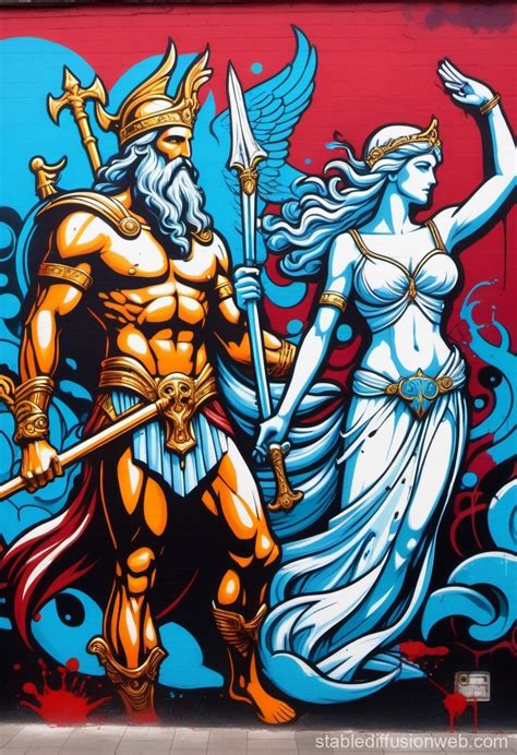 Fight Between Athena And Poseidon