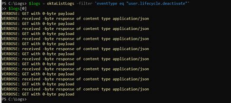 Oktalistlogs Verbose Get With 0 Byte Payload · Issue 60 · Mbegan
