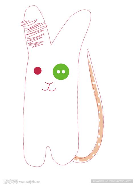 可爱小老鼠设计图 背景底纹 底纹边框 设计图库 昵享网nipic Cn