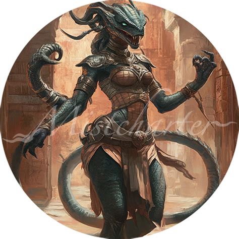 Marilith Game Tokens For Vtt And Ttrpg Mistcharter Maps