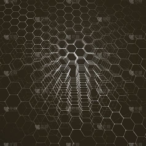 化学三维图形，黑方分子结构，科学医学研究。医学、科技理念。运动设计。几何抽象背景