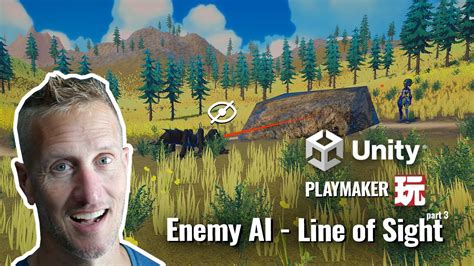 Unity Playmaker Third Person Enemy Ai Line Of Sight Youtube