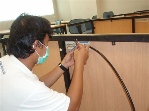 Sgu New Multi Purpose Computer Lab Day 1 Electrical Cable Wiring