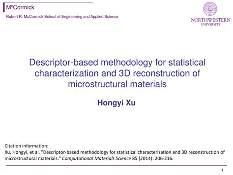 Pdf Descriptor Based Methodology For Statistical Characterization And