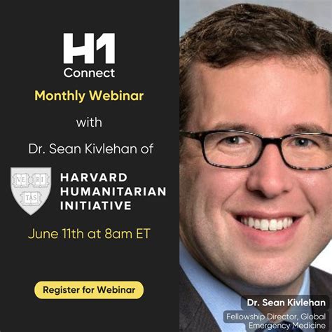 We Have Been Working With H1 To Support The Needs Of People Affected By