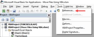 How To Move Files Using Vba Using Filesystemobject