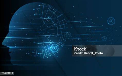 인간의 인공 지능 디지털 와이어 프레임 도트 벡터 일러스트의 머리 내부 뇌 3차원 형태에 대한 스톡 벡터 아트 및 기타 이미지 3차원 형태 Health 개념 Istock
