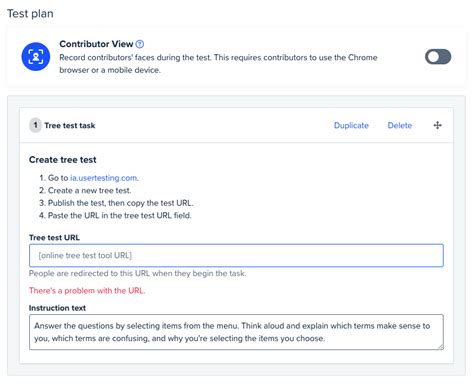 Tree Testing With UserTesting Knowledge Base Home