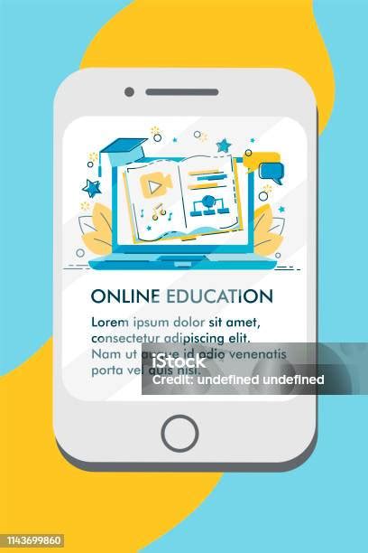 E러닝 컨셉 웨 비 나 교육 모바일 어플리케이션 가상 클래스 랜딩 웹 사이트 전자책 노트북 인터넷 스쿨 우리 페이지에 대 한 온라인 교육 일러스트 현대 벡터 평면 스타일