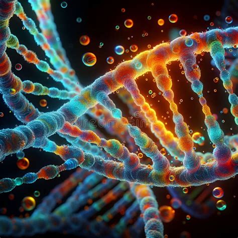 Dna Diversity Exploring A Variety Of Arrangements Stock Illustration