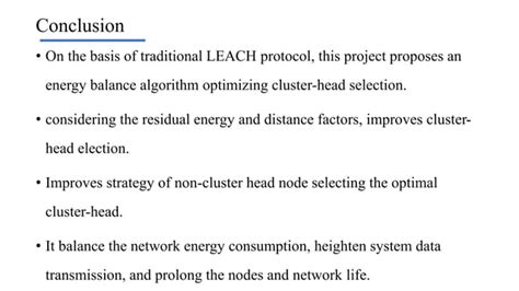 Energy Efficient Cluster Head Selection In Leach Protocol Ppt