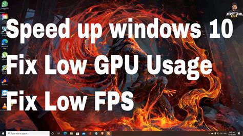 Fix Low Gpu Usage And Low Fps Youtube