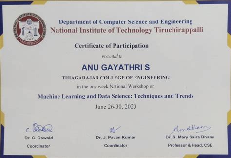 anu gayathri sathish babu on linkedin datascience machinelearning