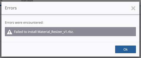 Material Resizer Wont Install Extensions Sketchup Community