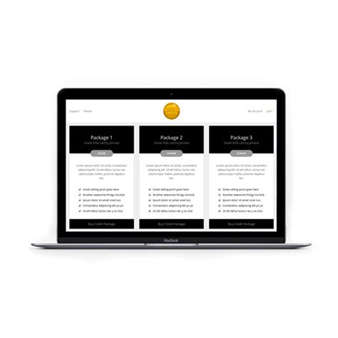 Black And White Visual Composer Pricing Template Gotowp Connecting