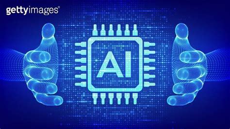 Ai Artificial Intelligence Ai Icon Made With Binary Code In Wireframe