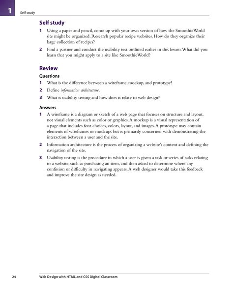 Web Design With Html And Css Digital Classroom The Manthan School