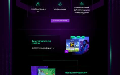 Mapadev Week Página de Captura Blog on Behance