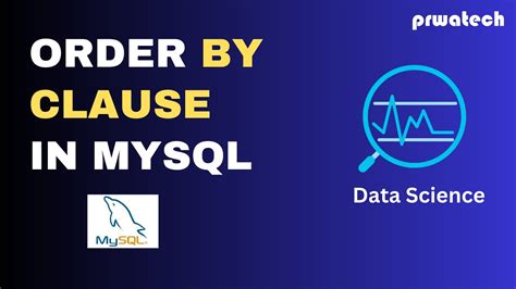 Order By Clause In Mysql I Mysql I Prwatech Youtube