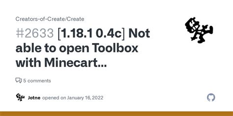 1181 04c Not Able To Open Toolbox With Minecart Contraption