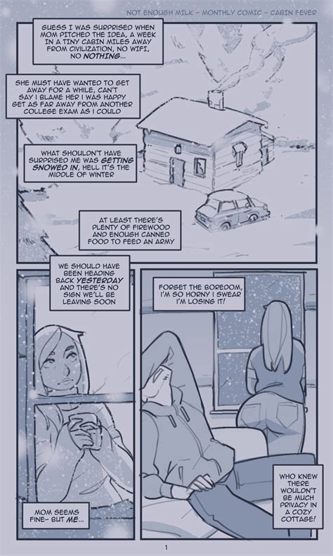 Monthly Comic Cabin Fever Pg1 By Not Enough Milk From Patreon Kemono