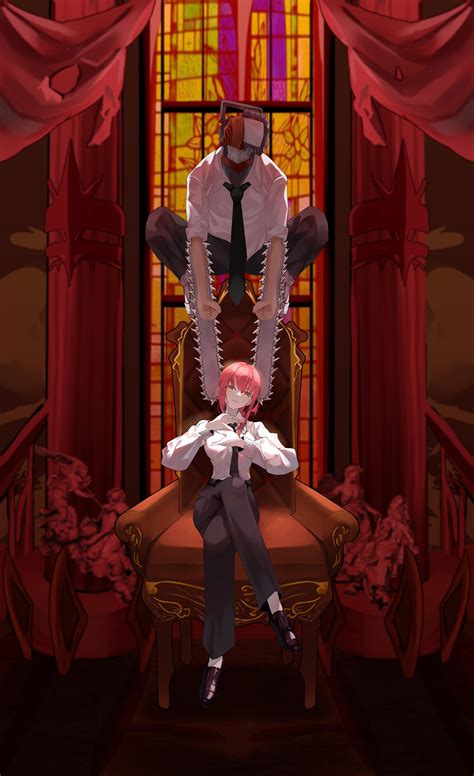 Sama 1421598740 Denji Chainsaw Man Makima Chainsaw Man Chainsaw